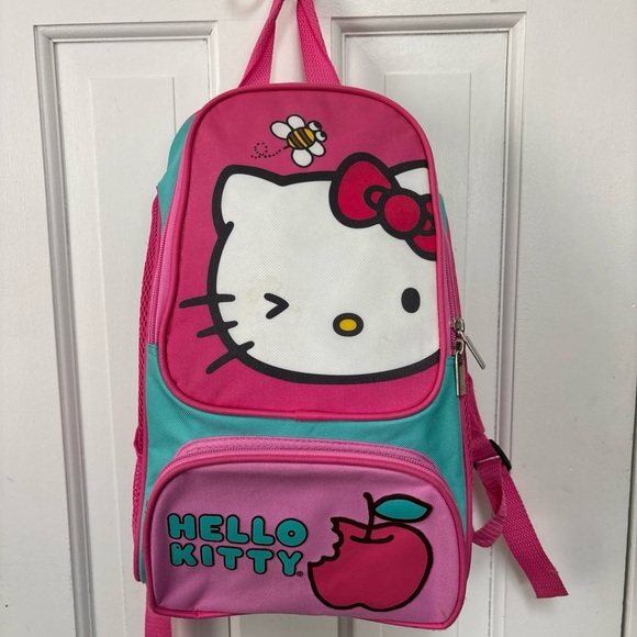 Hello Kitty | Accessories | Hello Kitty Book Bag Back Pack Pink ...